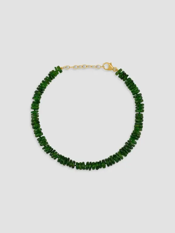 Jia Jia 14k Yellow Gold & Chrome Diopside Beaded Bracelet