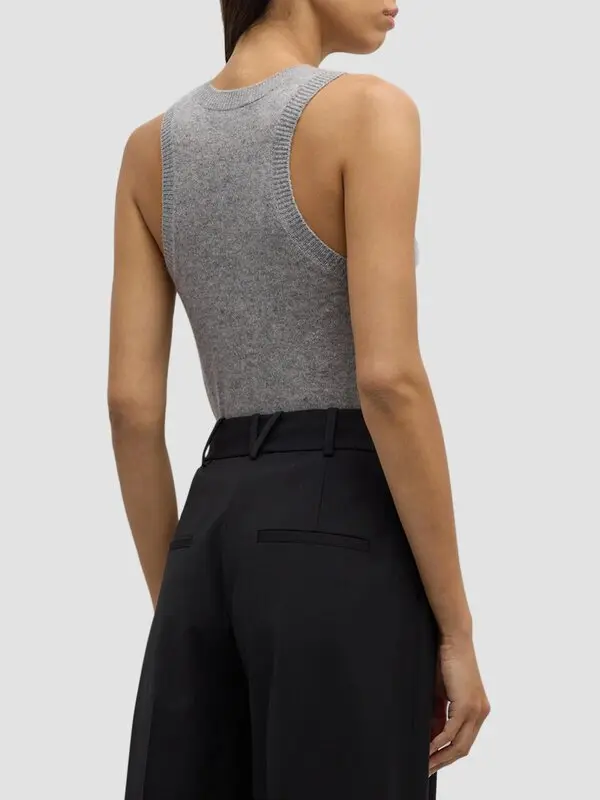 Veronica Beard Jerrel Cashmere Fitted Tank