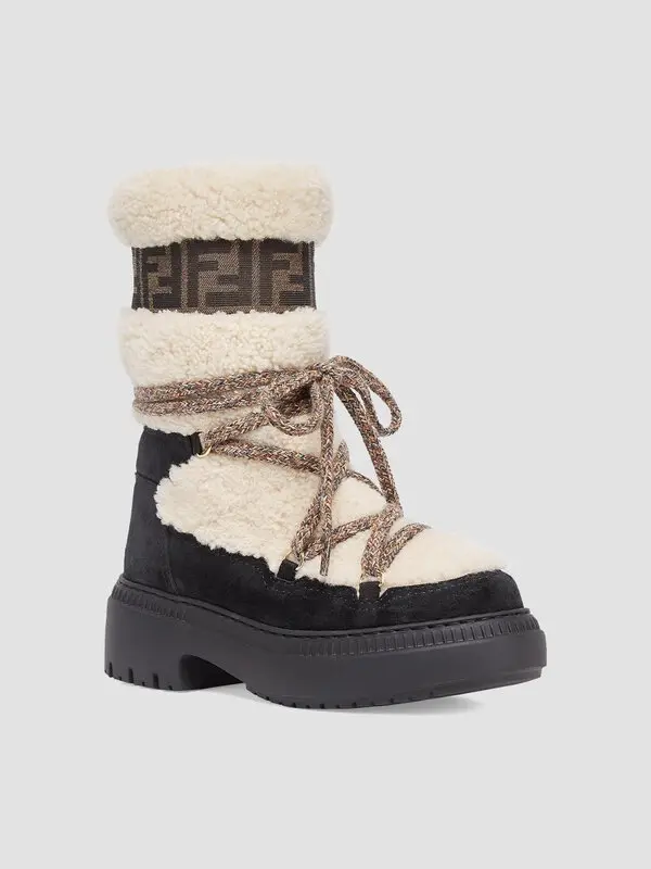 Fendi Shearling-lined Ski Boots