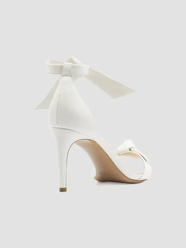 ALEXANDRE BIRMAN Clarita 75mm Leather Sandals - White