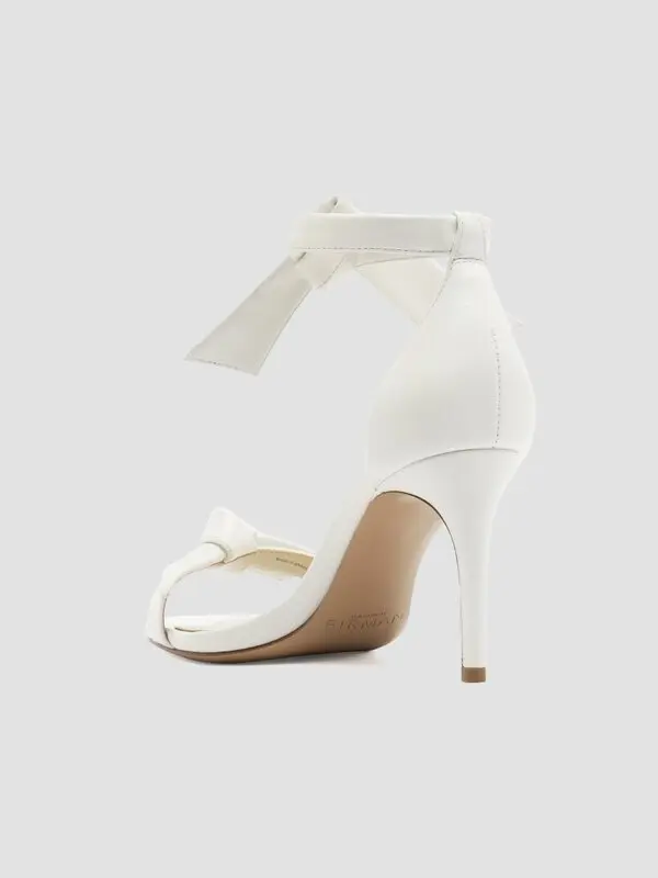 ALEXANDRE BIRMAN Clarita 75mm Leather Sandals - White