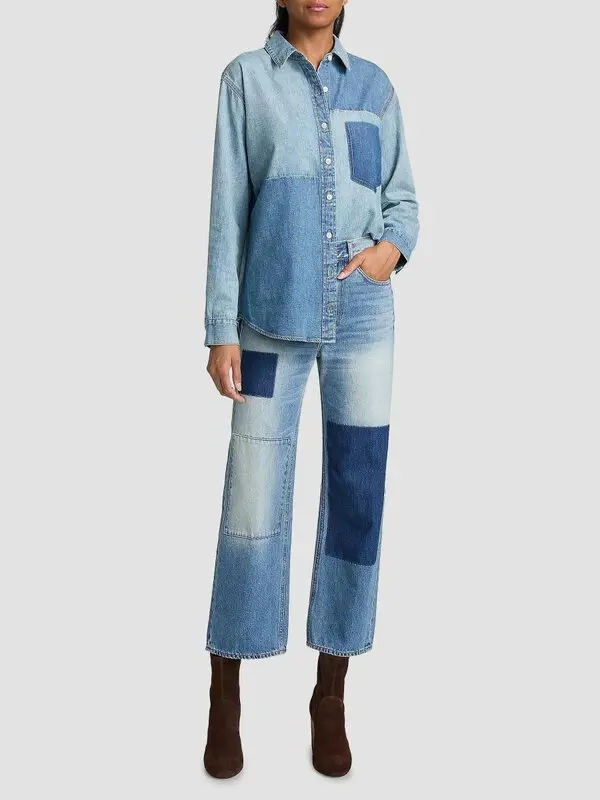 Veronica Beard Dylan Ankle High-rise Straight Jeans