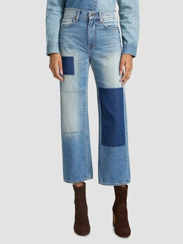 Veronica Beard Dylan Ankle High-rise Straight Jeans