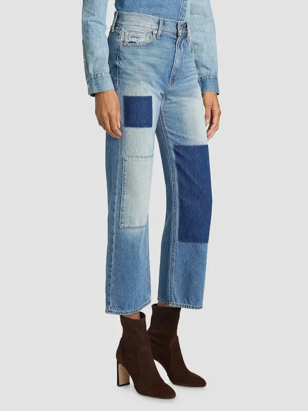 Veronica Beard Dylan Ankle High-rise Straight Jeans