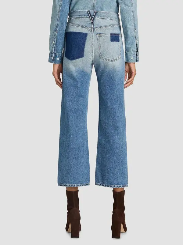 Veronica Beard Dylan Ankle High-rise Straight Jeans
