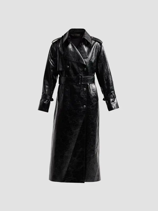 Kobi Halperin Rose Coated Longline Coat