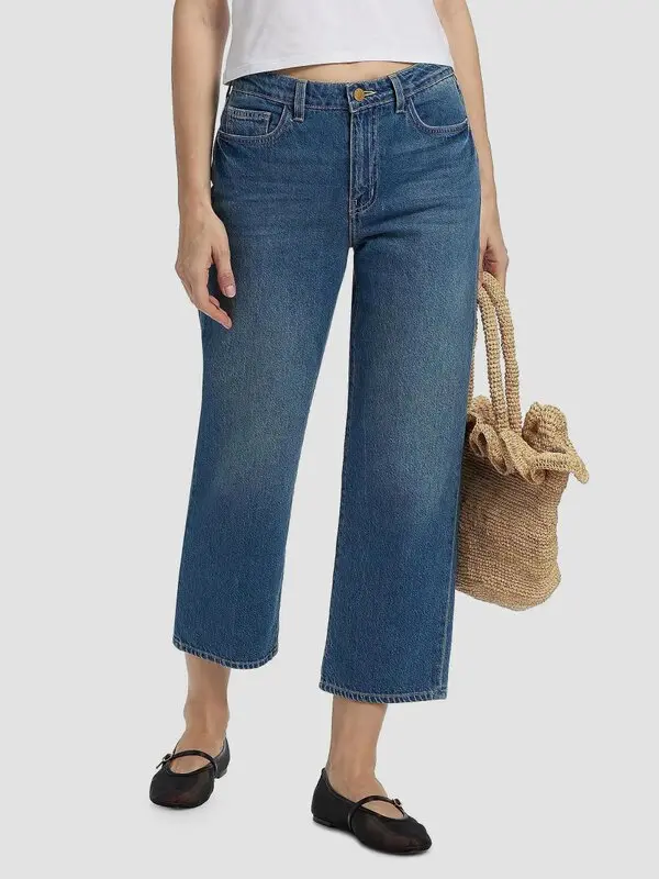 L'Agence June Cropped Stovepipe Jeans