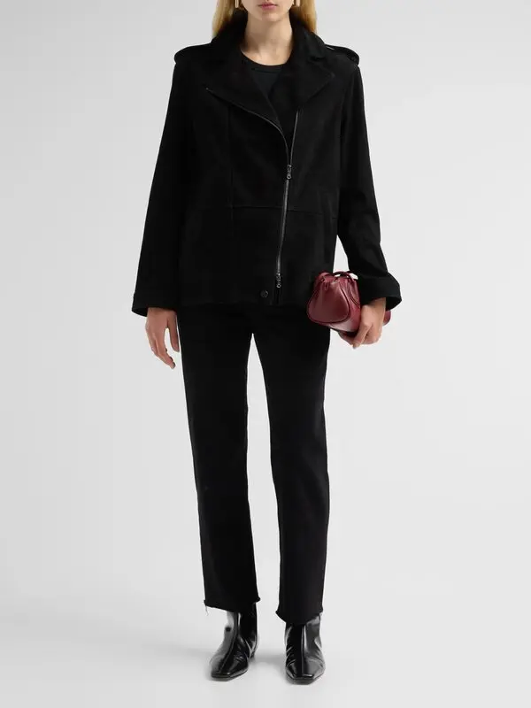 Kobi Halperin Priscilla Suede Moto Jacket