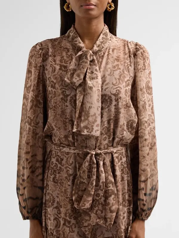 Kobi Halperin Oak Printed Maxi Dress