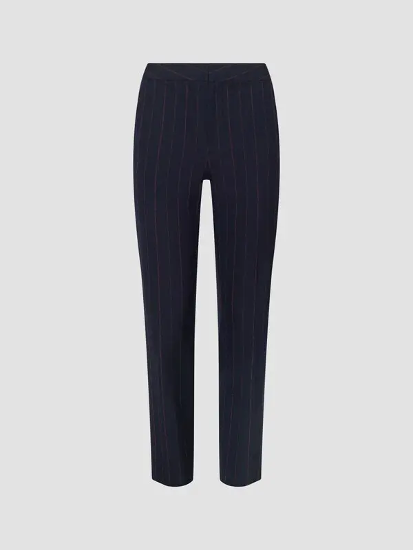 L'Agence Rebel Pinstriped Trousers