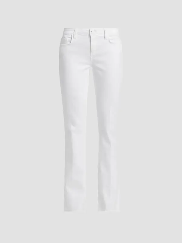 L'Agence Sneeki Low-rise Sneaker Straight-leg Jeans