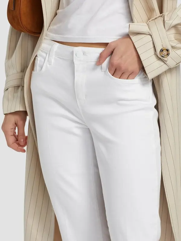 L'Agence Sneeki Low-rise Sneaker Straight-leg Jeans