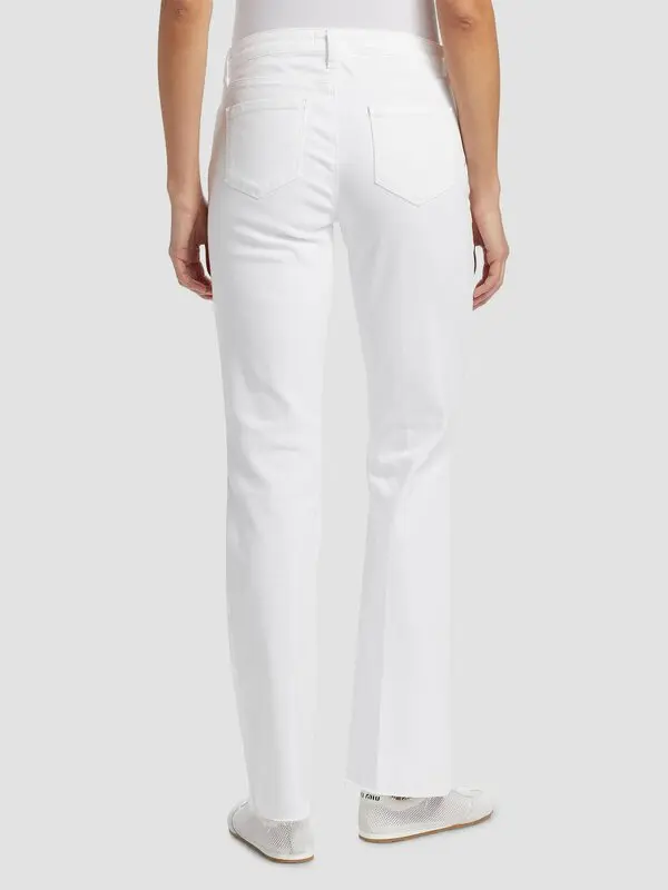 L'Agence Sneeki Low-rise Sneaker Straight-leg Jeans