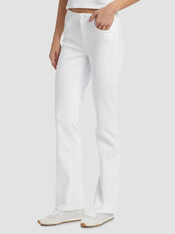 L'Agence Sneeki Low-rise Sneaker Straight-leg Jeans