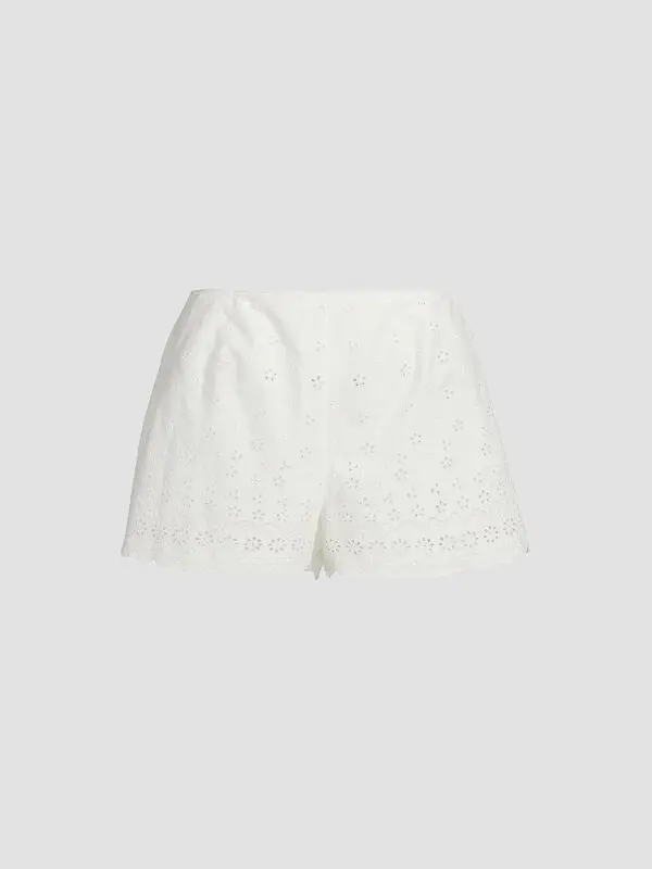 DÔEN Arbre Cotton Eyelet Shorts