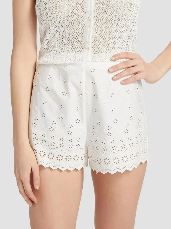 DÔEN Arbre Cotton Eyelet Shorts