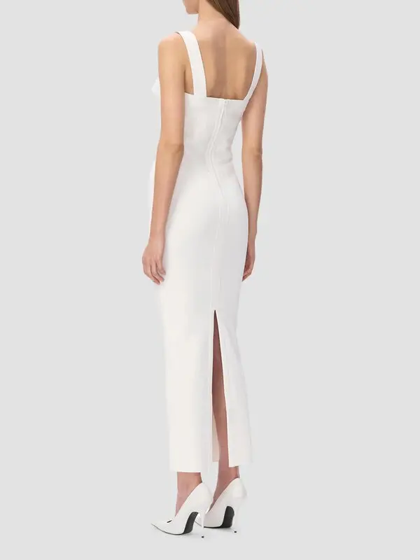 Herve Leger The Alessia Stretch-crepe Cut-out Gown