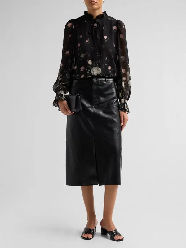 Kobi Halperin Jack Floral Chiffon Blouse
