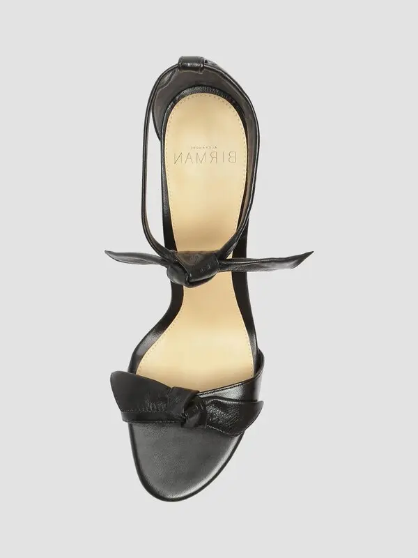 ALEXANDRE BIRMAN Clarita 90mm Leather Tie Block-heel Sandals