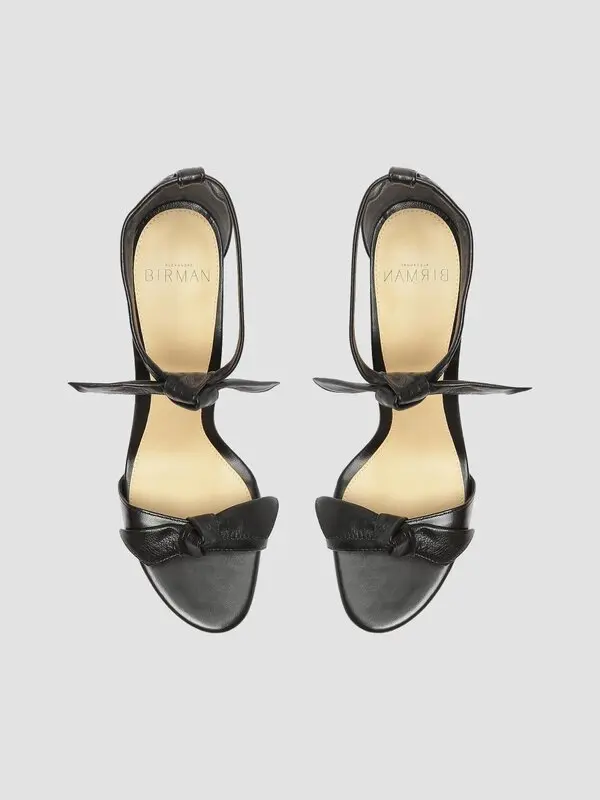 ALEXANDRE BIRMAN Clarita 90mm Leather Tie Block-heel Sandals