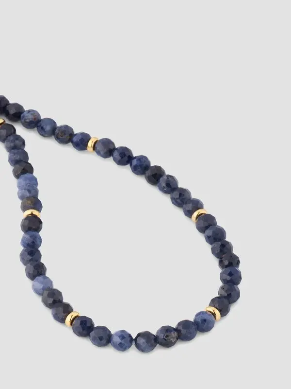 JAN LESLIE 18k Yellow Gold & Beaded Bracelet