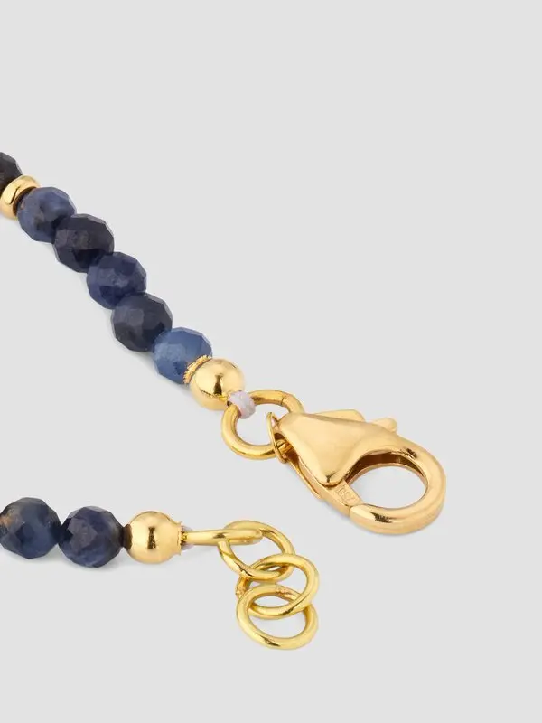 JAN LESLIE 18k Yellow Gold & Beaded Bracelet