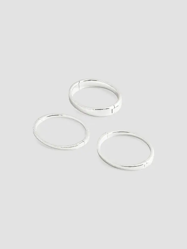ANABEL ARAM Farrier 18k--plated Or -plated Hinged Bangle - Silver