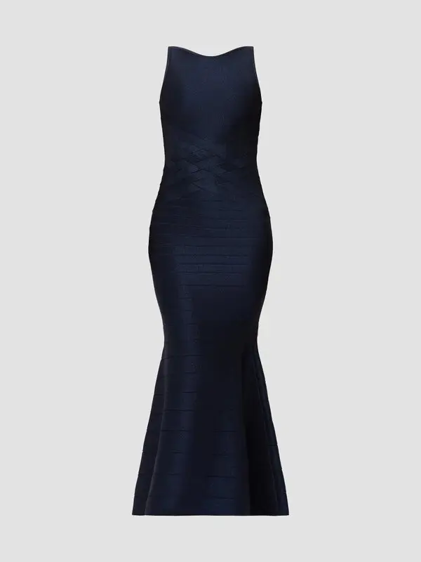 Herve Leger The Dion Bandage Mermaid Gown