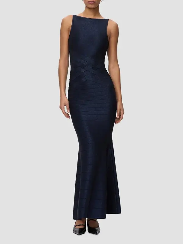 Herve Leger The Dion Bandage Mermaid Gown