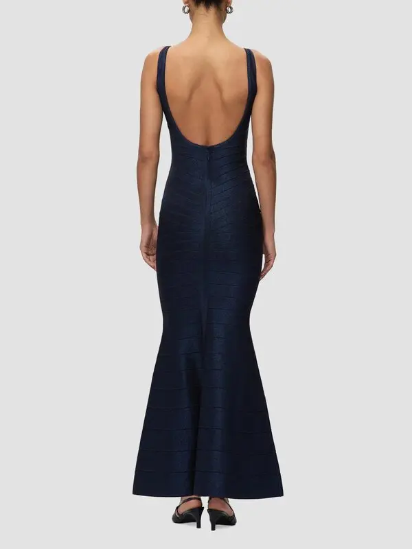 Herve Leger The Dion Bandage Mermaid Gown