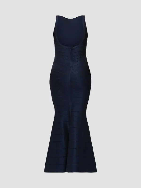 Herve Leger The Dion Bandage Mermaid Gown