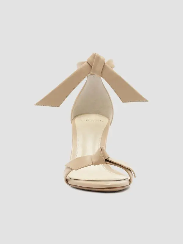 ALEXANDRE BIRMAN Clarita 75mm Bow Leather Sandals