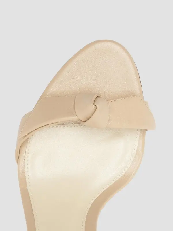 ALEXANDRE BIRMAN Clarita 75mm Bow Leather Sandals
