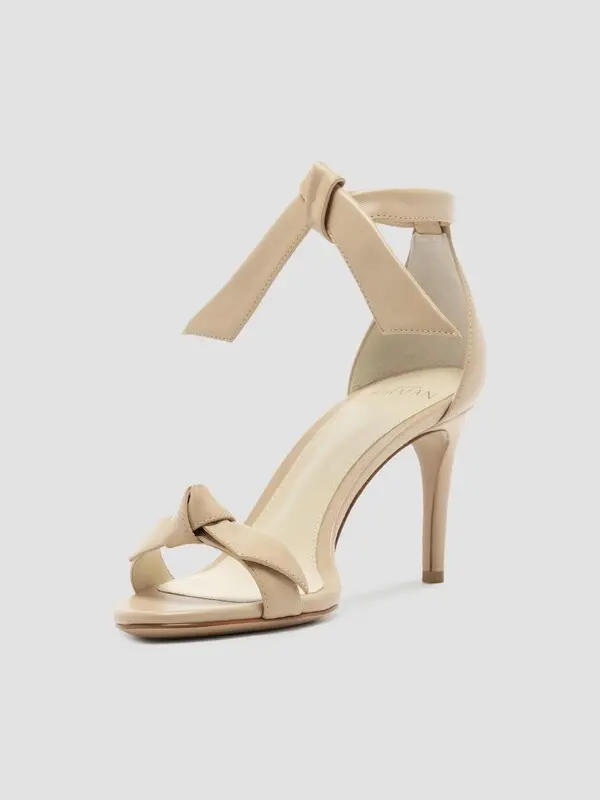 ALEXANDRE BIRMAN Clarita 75mm Bow Leather Sandals