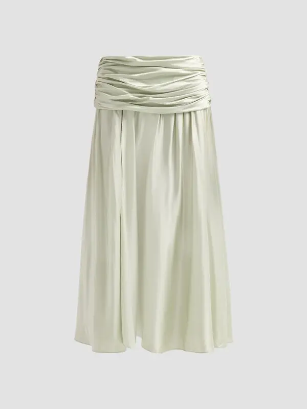 Simkhai Gianna Draped Midi-skirt