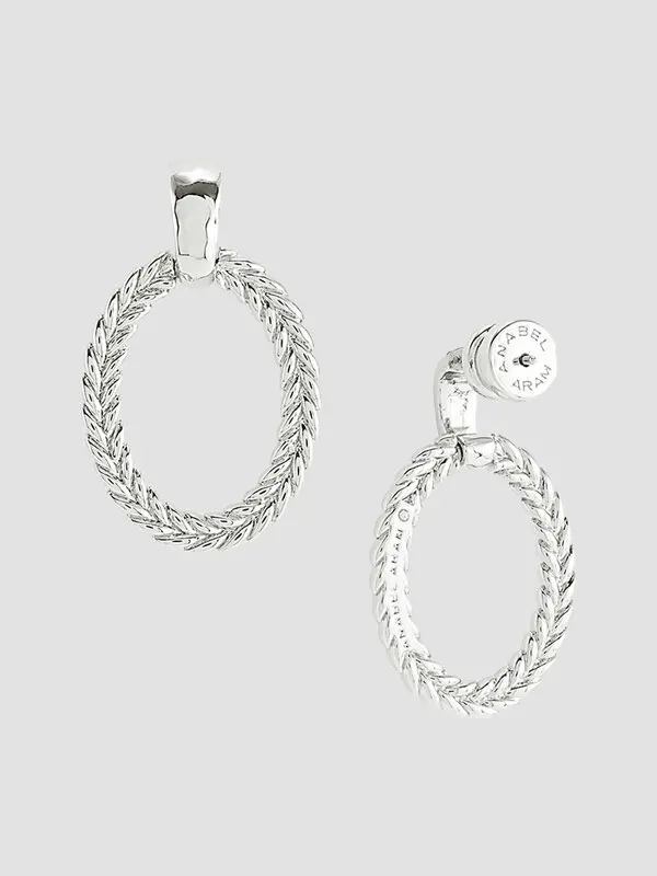 ANABEL ARAM Cheval -plated Drop Earrings