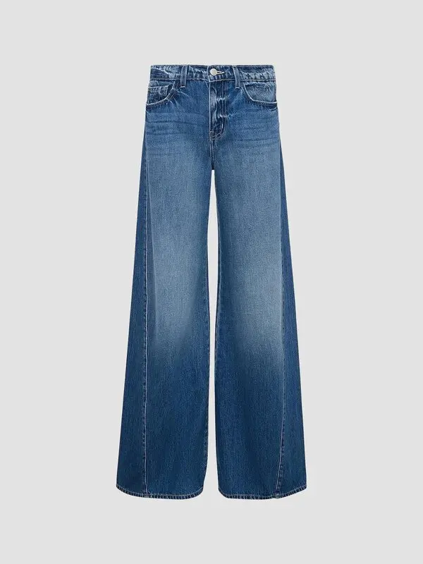 L'Agence Beau High-rise Wide-leg Jeans