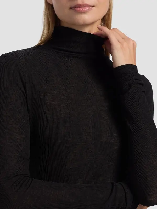 Veronica Beard Wyeth Fitted Turtleneck