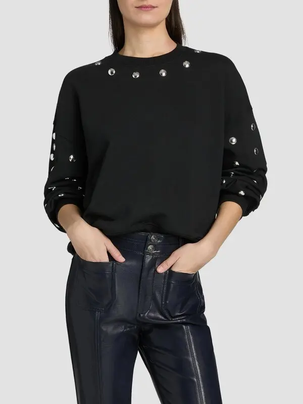 Cinq À Sept Brandy Studded Sweatshirt
