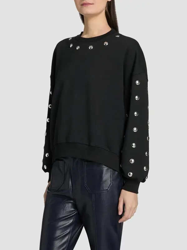 Cinq À Sept Brandy Studded Sweatshirt