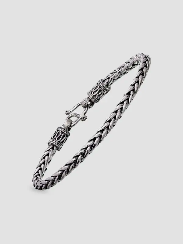 JAN LESLIE Wheat Chain Sterling Bracelet