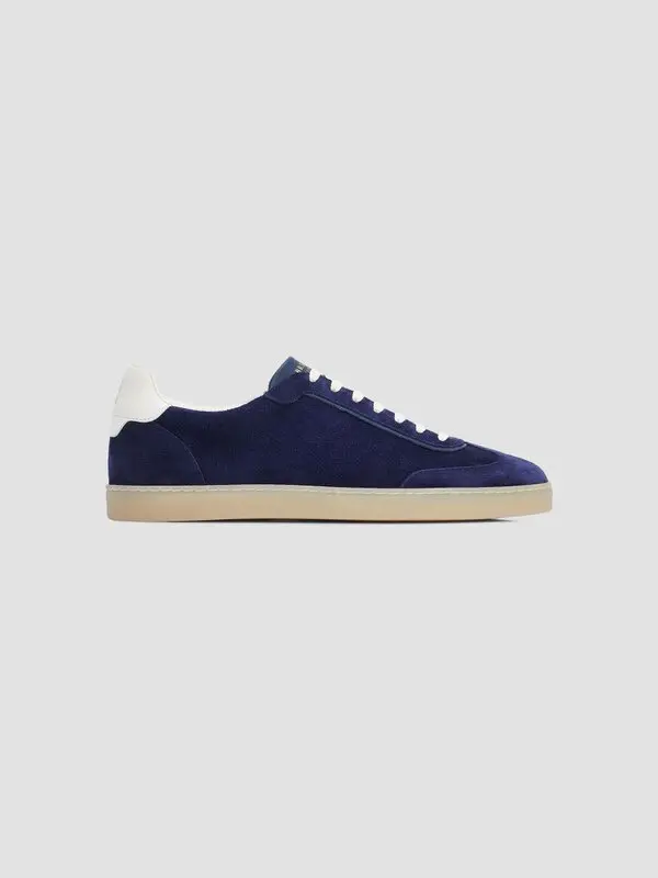 Brunello Cucinelli Suede Low-top Sneakers - Blue