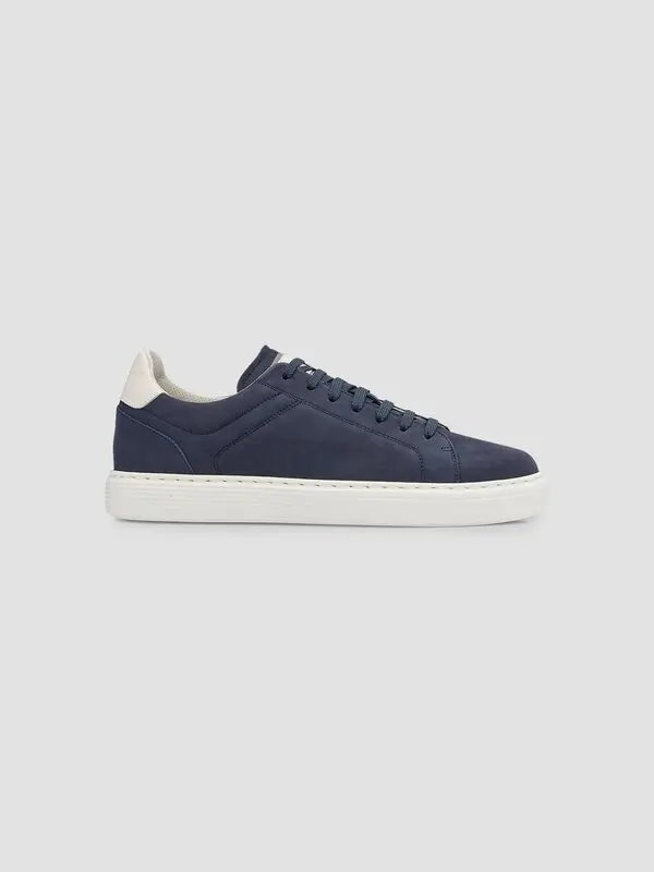 Brunello Cucinelli Suede Low-top Sneakers - Blue