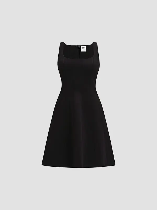 Herve Leger The Penelope Scuba A-line Minidress