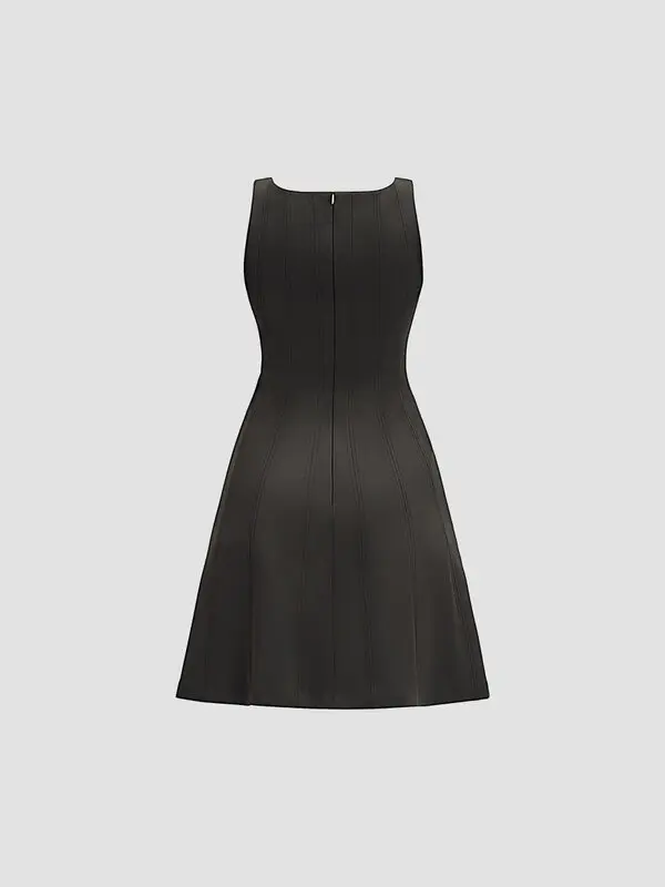 Herve Leger The Penelope Scuba A-line Minidress
