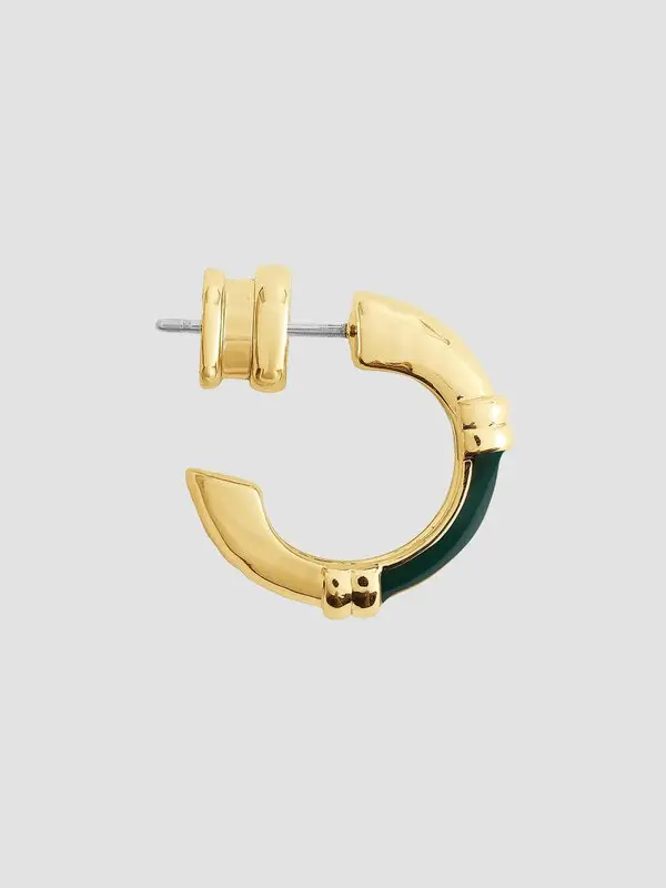 ANABEL ARAM Forza 18k-gold-plated & Huggie Earrings