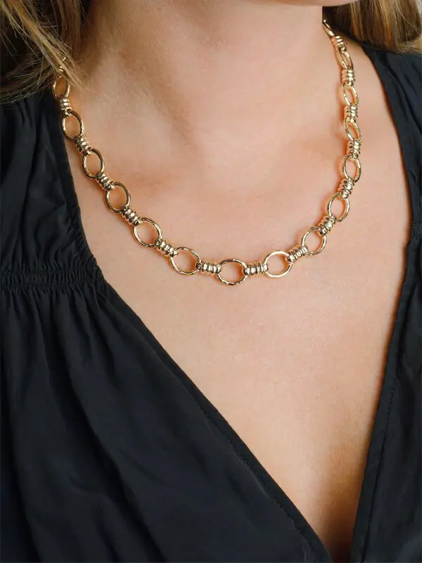 ANABEL ARAM Neptune 18k -plated Chain Necklace