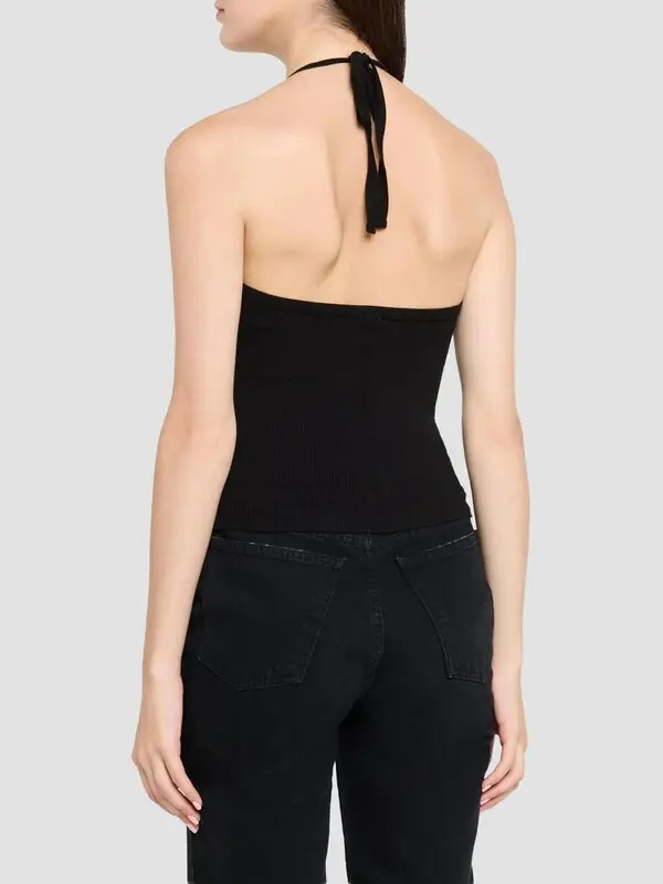 RE/DONE Sylvie Halter Tap - Black
