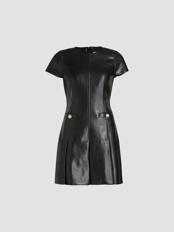 Cinq À Sept Nova Faux Leather Minidress
