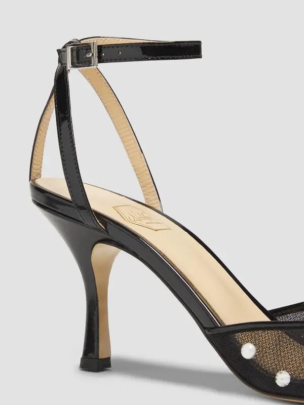 NALEBE Stellar 100mm Embellished Pumps - Black